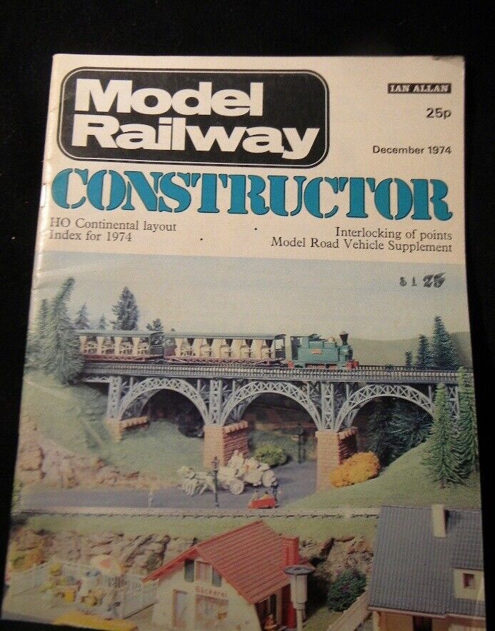 Model Railway Constructor 1974 December Interlocking of points Model r ...