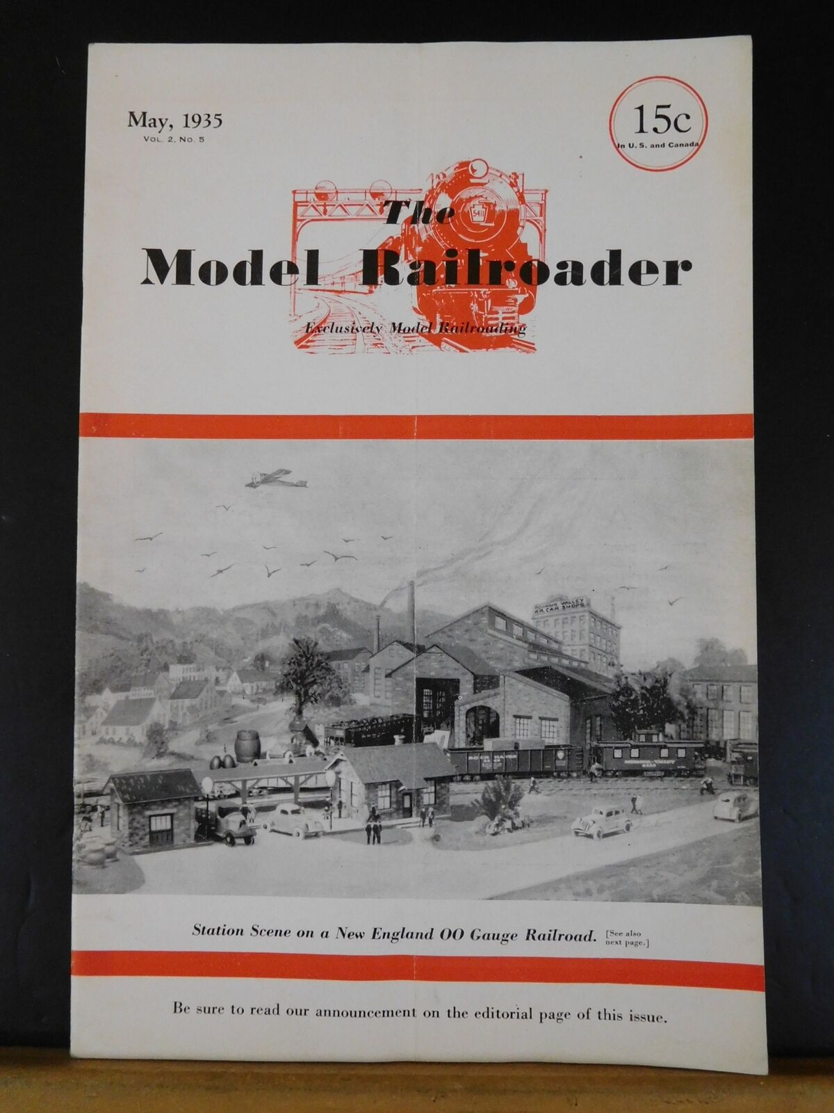 Model Railroader Magazine 1935 May PRR 4-8-2 Class M-1 drawing DL&W mu ...