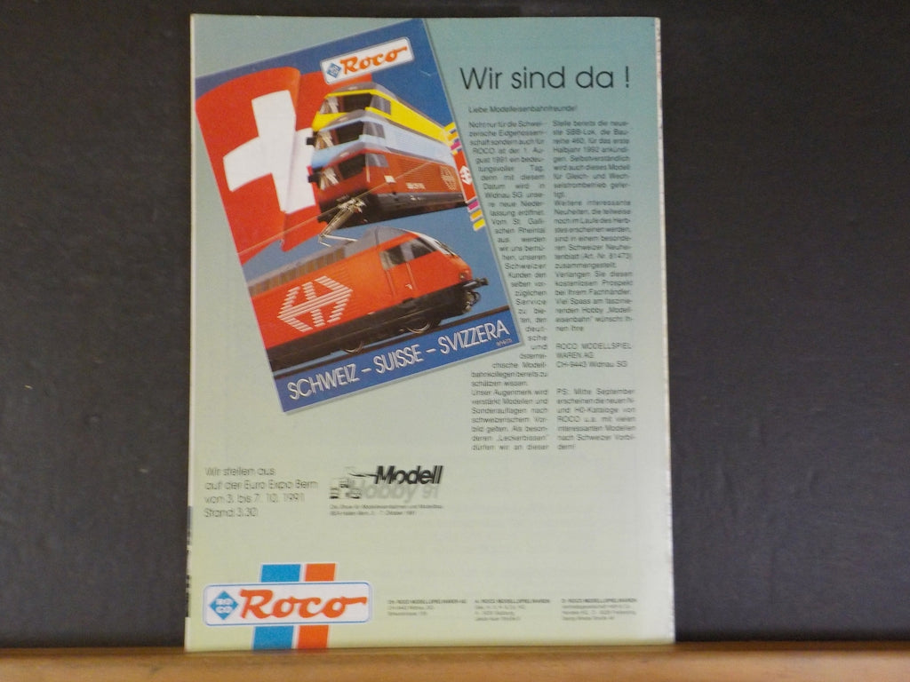 Loki Magazine 1991 9 Das fuhrende Schweizer Magazin fur den Modellbahn ...