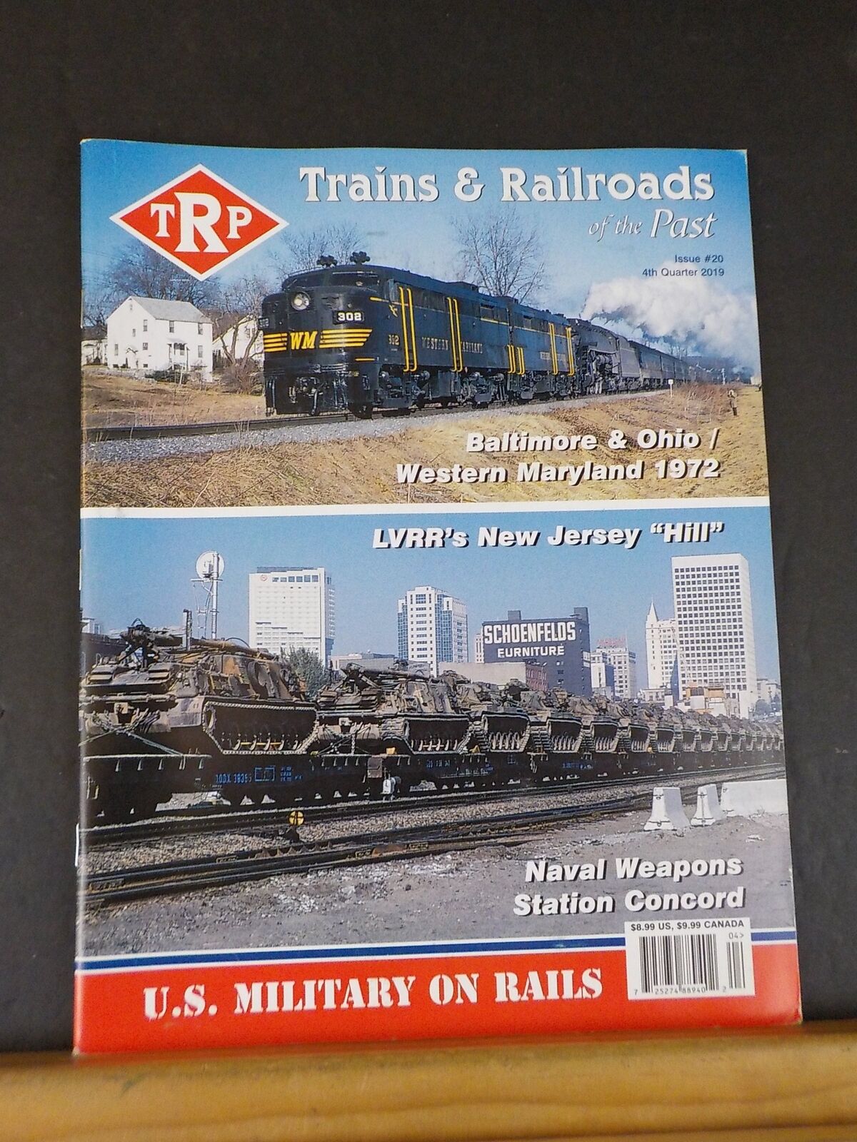 TRP Trains & Railroads of the Past #20 4th qtr 2019 B&O WM Naval weapo ...