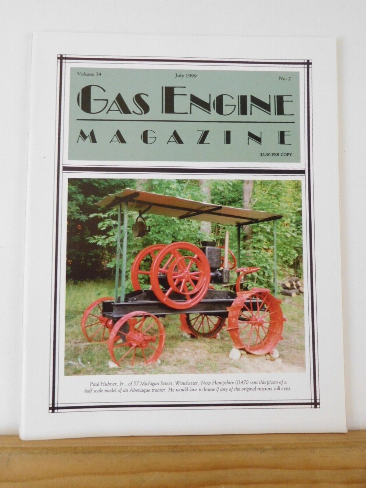 Gas Engine Magazine 1999 July Rotavator Story Hercules Engine News O'T ...