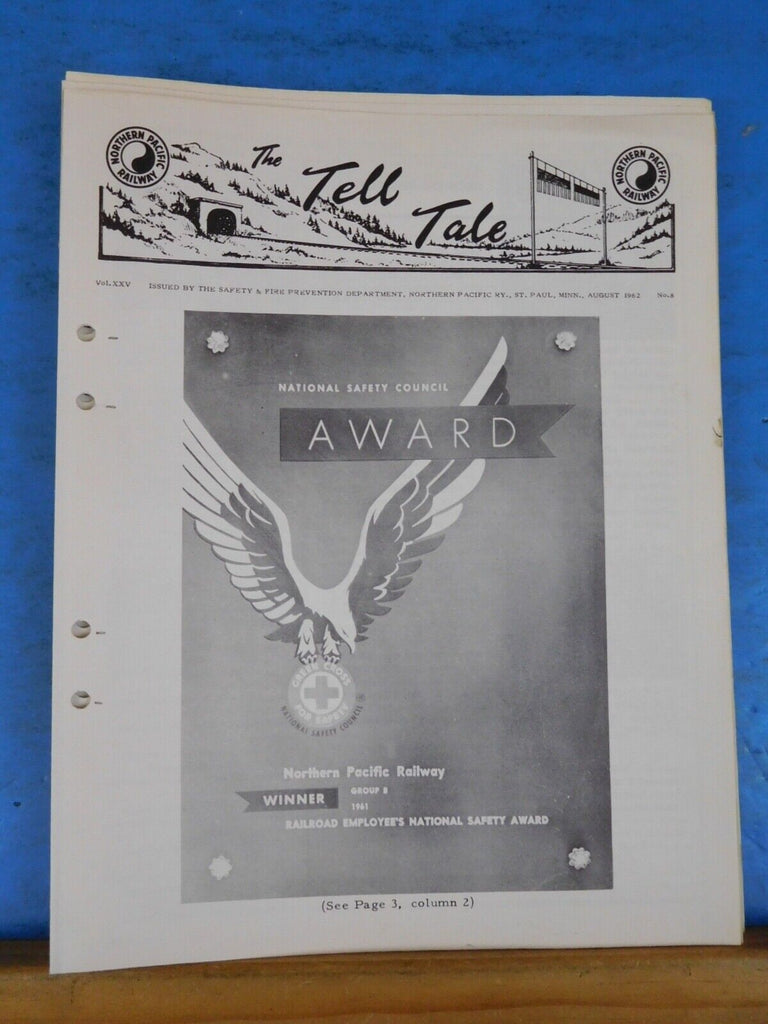 Tell Tale 1962 August Northern Pacific Employee Magazine Telltale ...