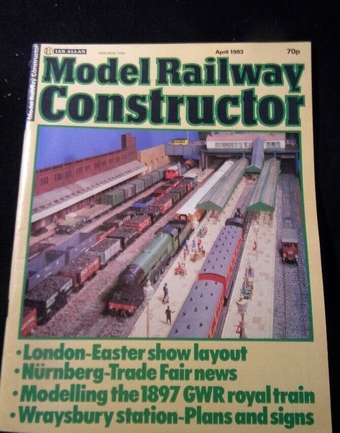 Model Railway Constructor 1983 April Wraysbury station plans signs Mod ...