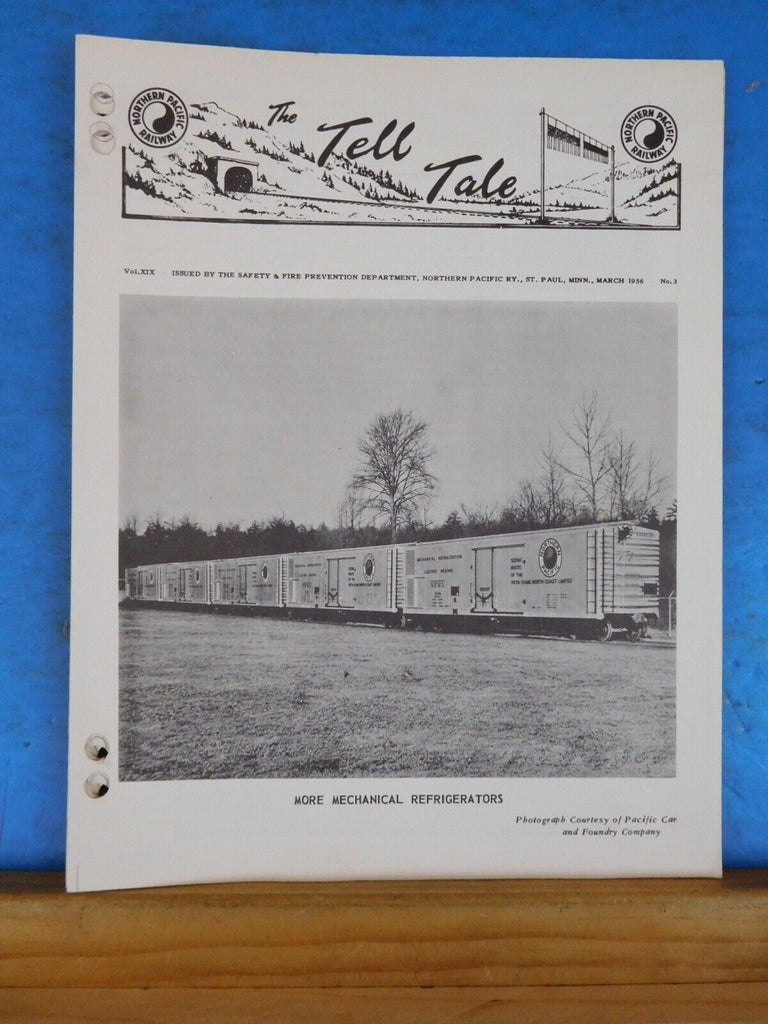 Tell Tale 1956 March Northern Pacific Employee Magazine Telltale ...