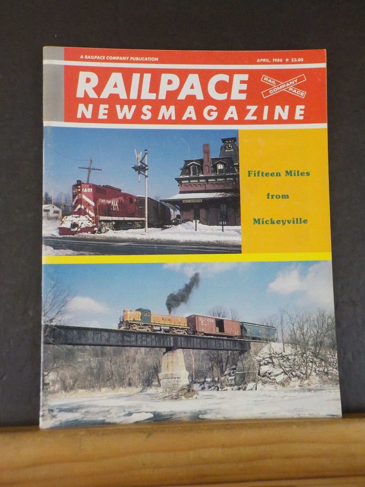 Rail Pace News Magazine 1986 April Railpace Conrail Virginia St Tower ...
