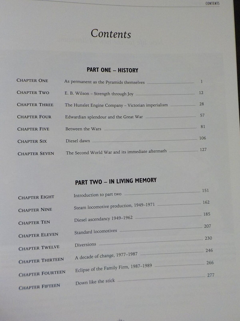 Hunslet Engine Works by Don Townsley 1.5 century of locomotive buildin ...