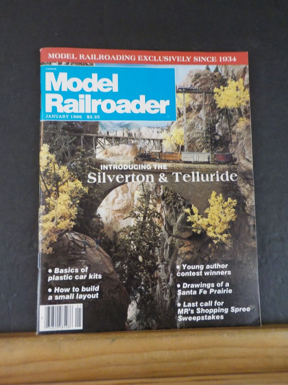 Model Railroader Magazine 1986 January Silverton & Telluride Basics pl ...