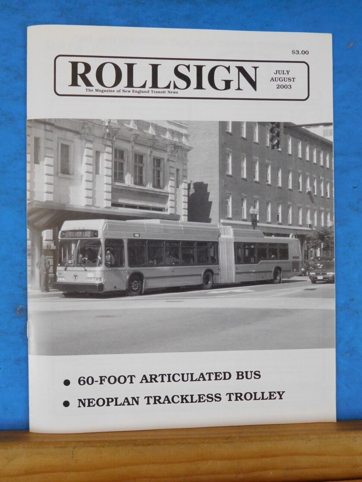 Rollsign Magazine of New England Transit News 2003 July August Neoplan ...