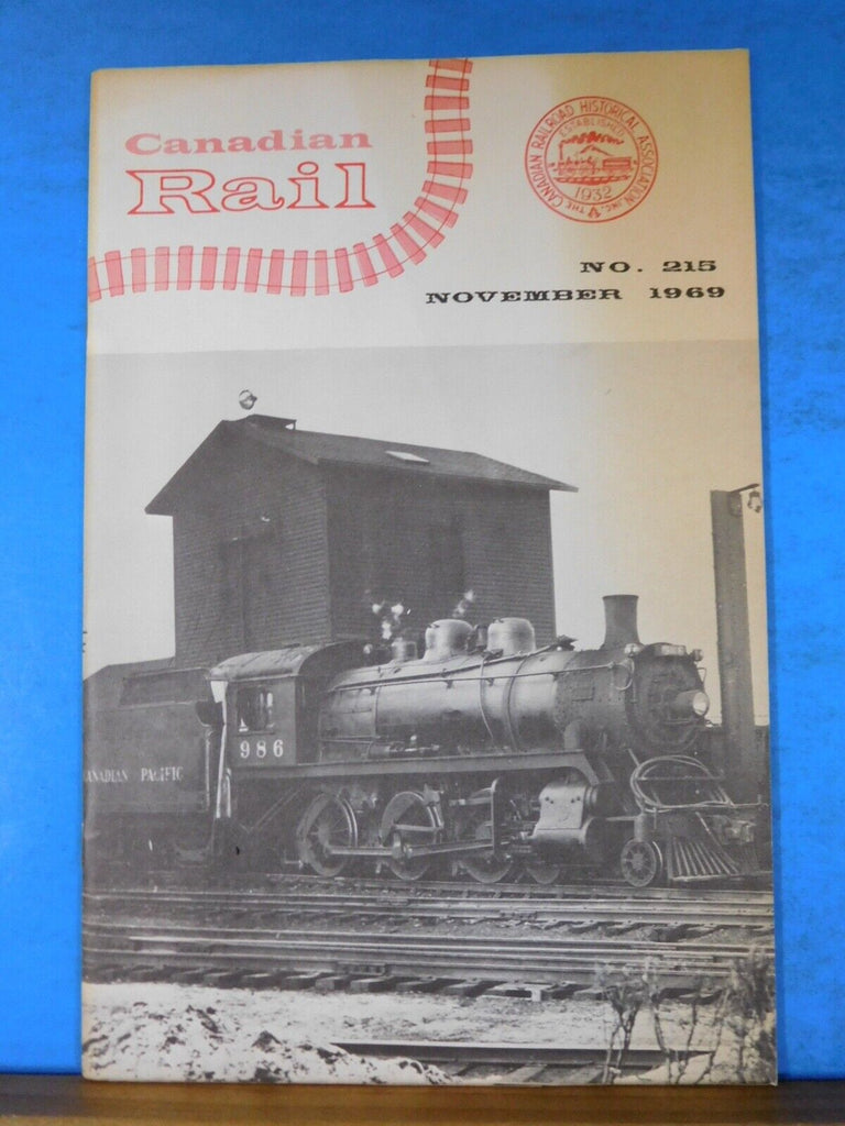 Canadian Rail #215 November 1969 Canadian Railroad Historical Society ...