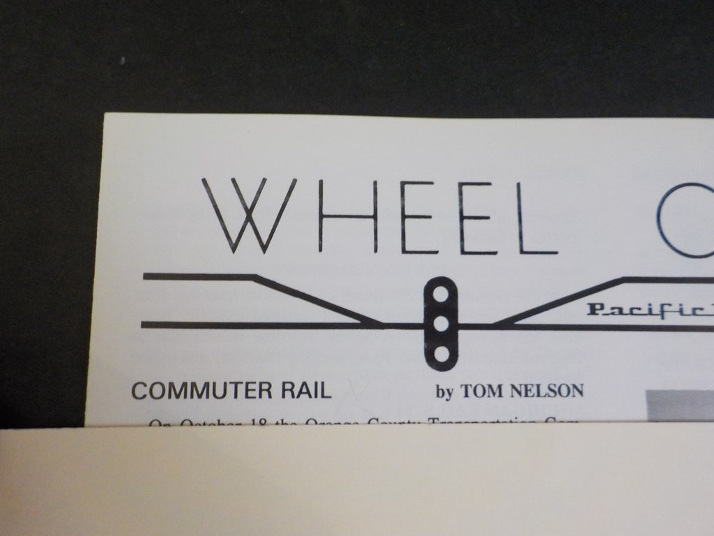 Wheel Clicks 1990 December Pacific Railroad Society Commuter Rail ...