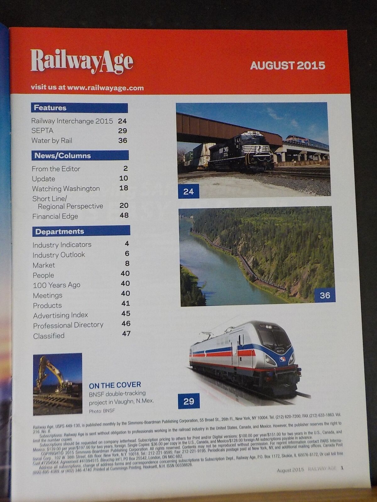 Railway Age 2015 August Engineering excellence at Railway Interchange ...