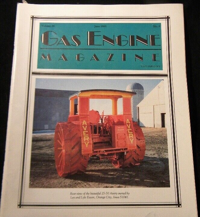 Gas Engine Magazine 1991 June Cornmeal unit Fuller & Jonson ...