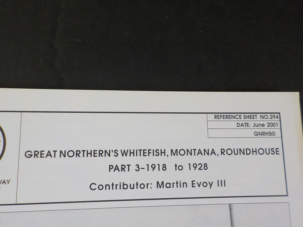 Great Northern Goat Reference Sheet #294 June 2001 Whitefish MT Roundh ...