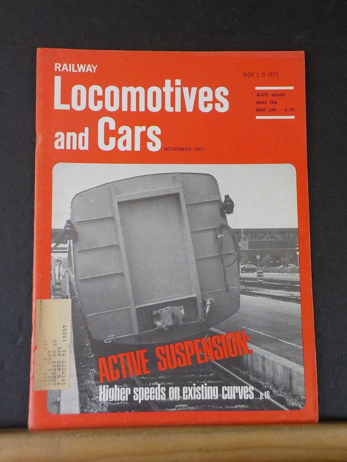 Railway Locomotives and Cars 1971 November Railway AAR Wheel Basic cur ...