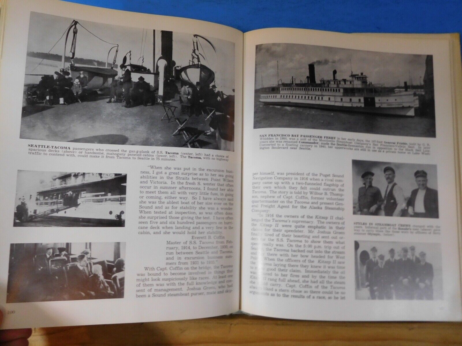 Pacific Steam Boats from sidewheeler to motor ferry pictorial history ...
