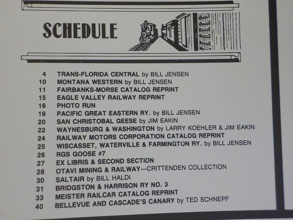 Short & Narrow Rails #11 Railcar Special – RailroadTreasures