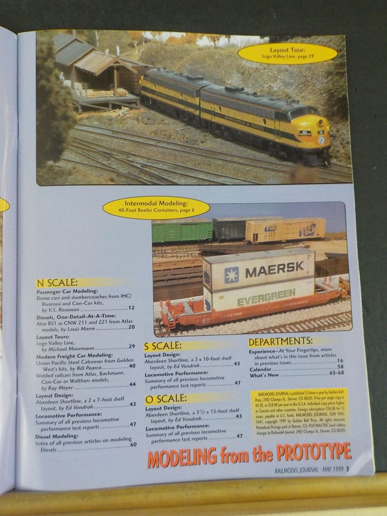 RailModel Journal 1999 May Flat Car to Rail Kit Conversion ...