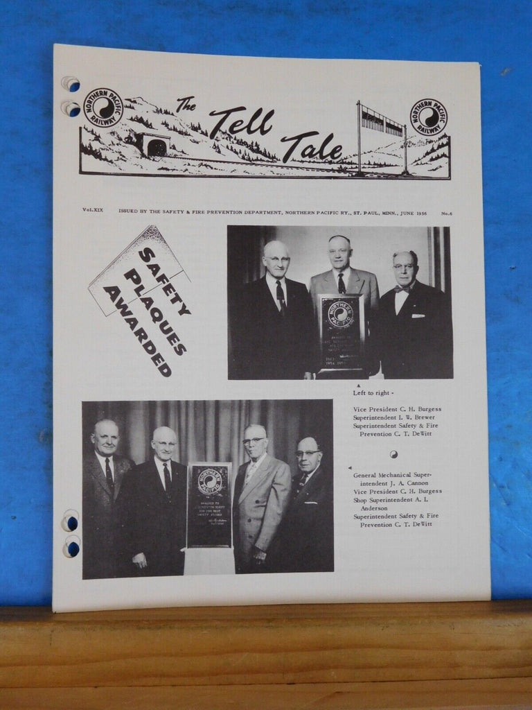 Tell Tale 1956 June Northern Pacific Employee Magazine Telltale ...