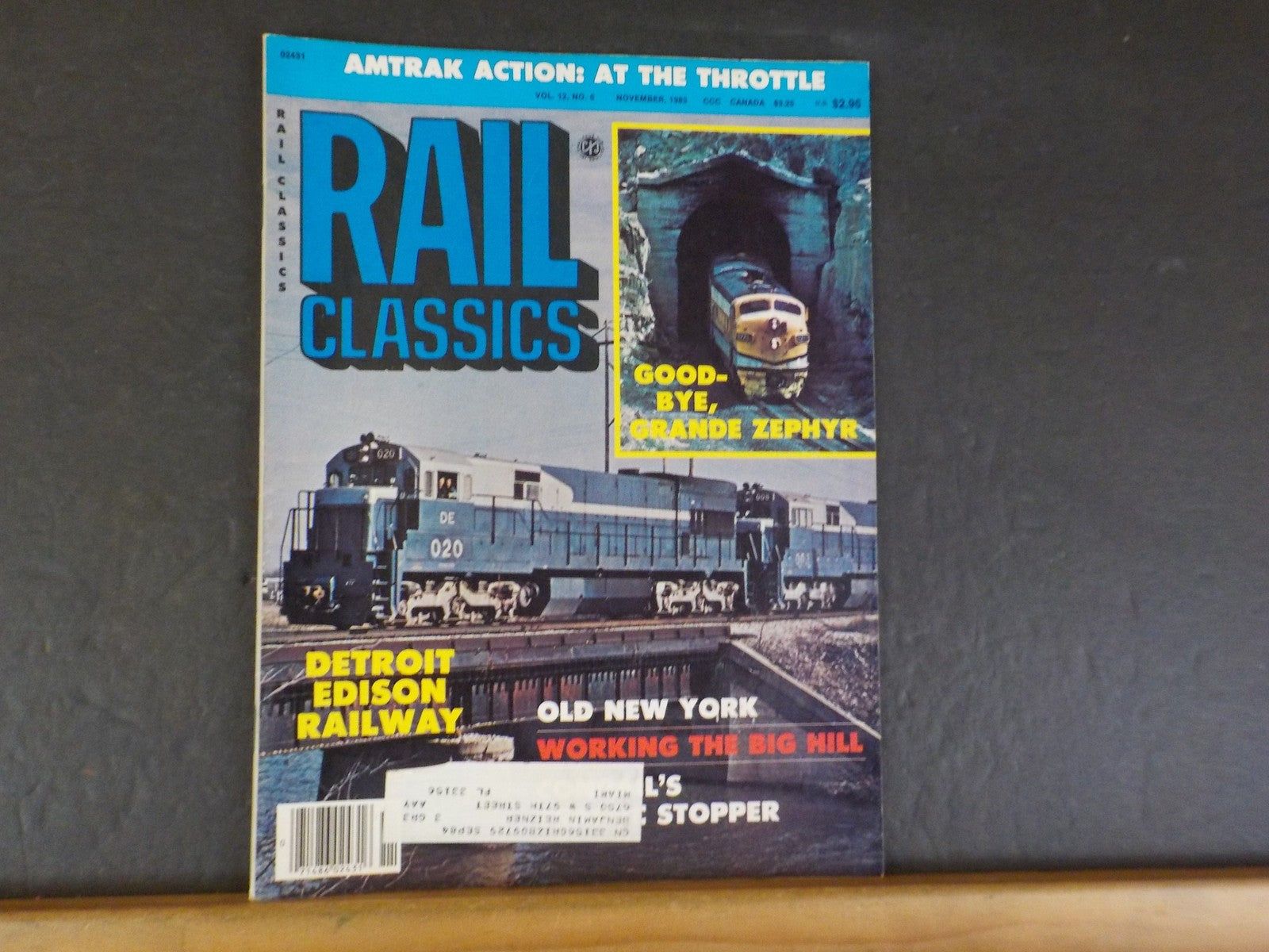 Rail Classics Magazine 1983 November V12#6 Detroit Edison Ry Old New Y ...
