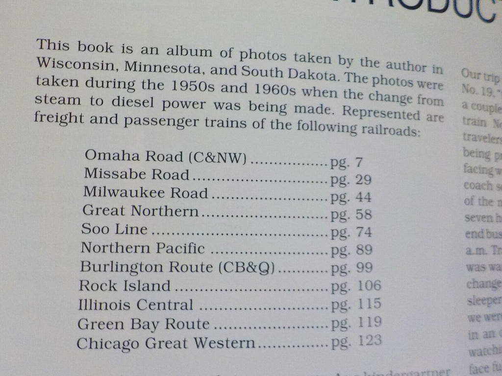 Trains of the Upper Midwest Photo Archive Steam & Diesel in the 1950s ...