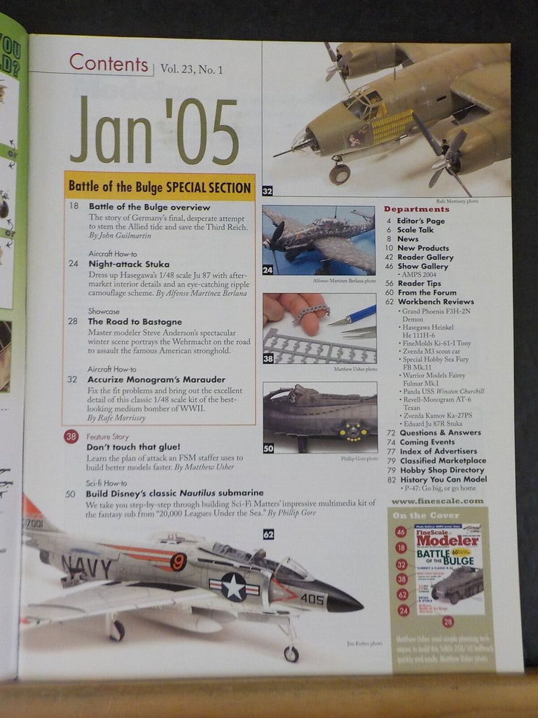 FineScale Modeler 2005 January Battle of the Bulge Detail a stuka ...