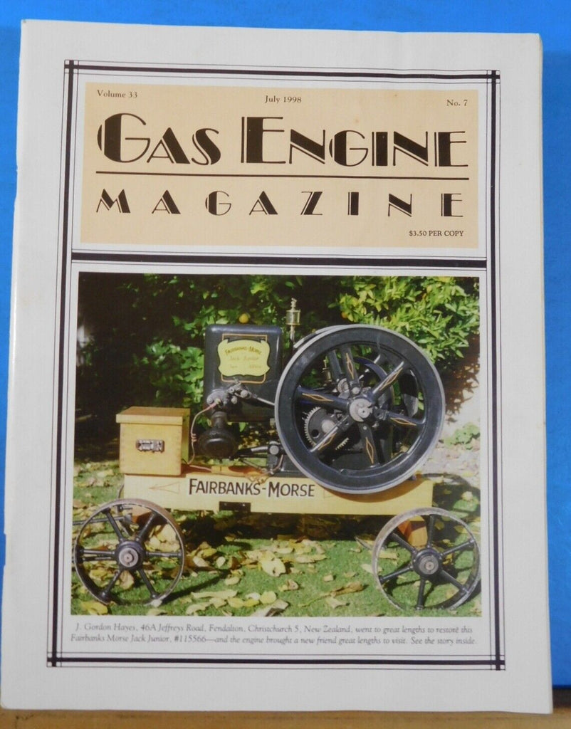 Gas Engine Magazine 1998 July Getting A Stuck Maytag Unstuck Hercules ...