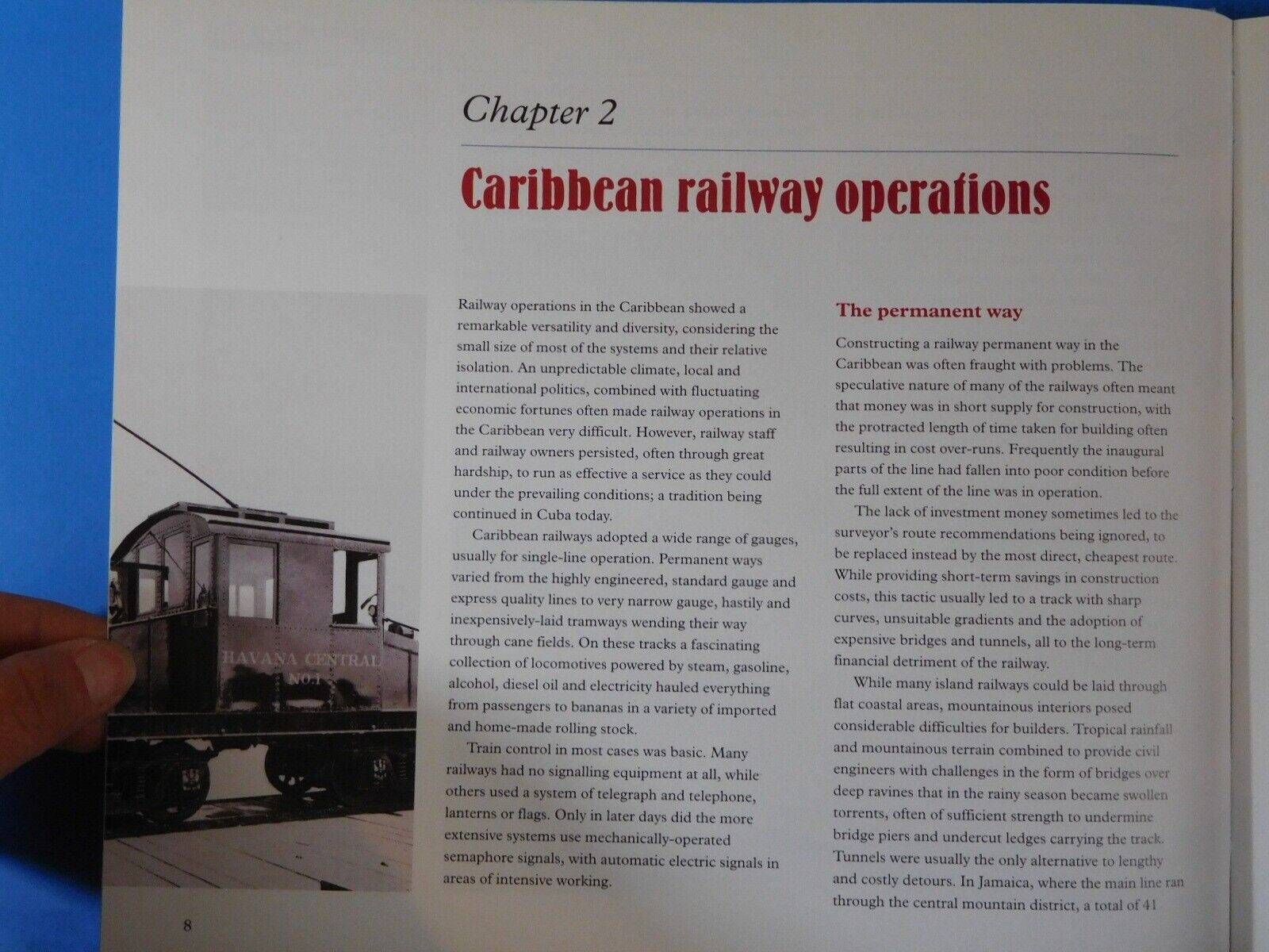 Railways of the Caribbean by David Rollinson Hard Cover – RailroadTreasures