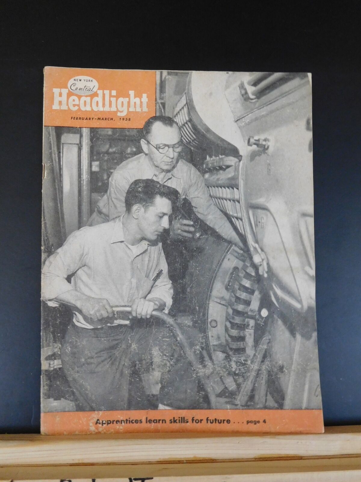 New York Central Headlight Employee Magazine 1958 February March Damag ...