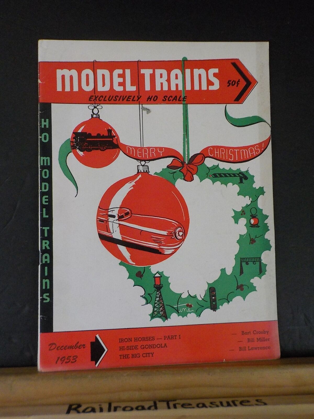 Model Trains 1953 December HO Scale Circus Train Model traction Hi sid ...