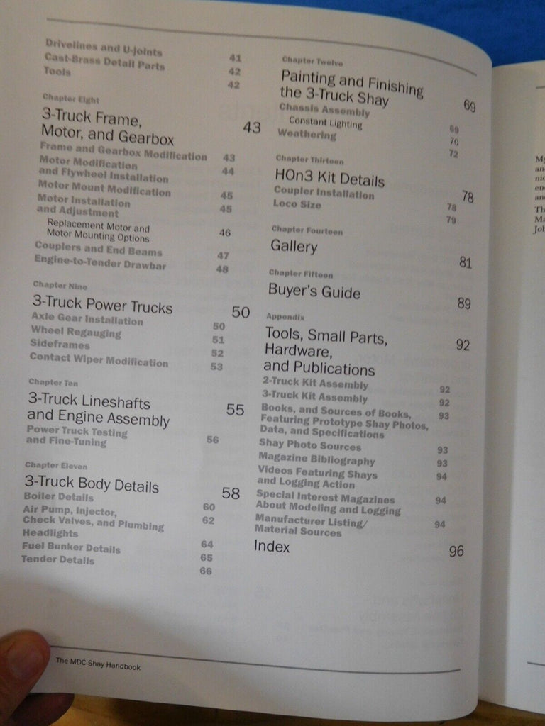 MDC Shay Handbook by Jeff Johnston Bldg die casting Shay Loco kit Soft ...