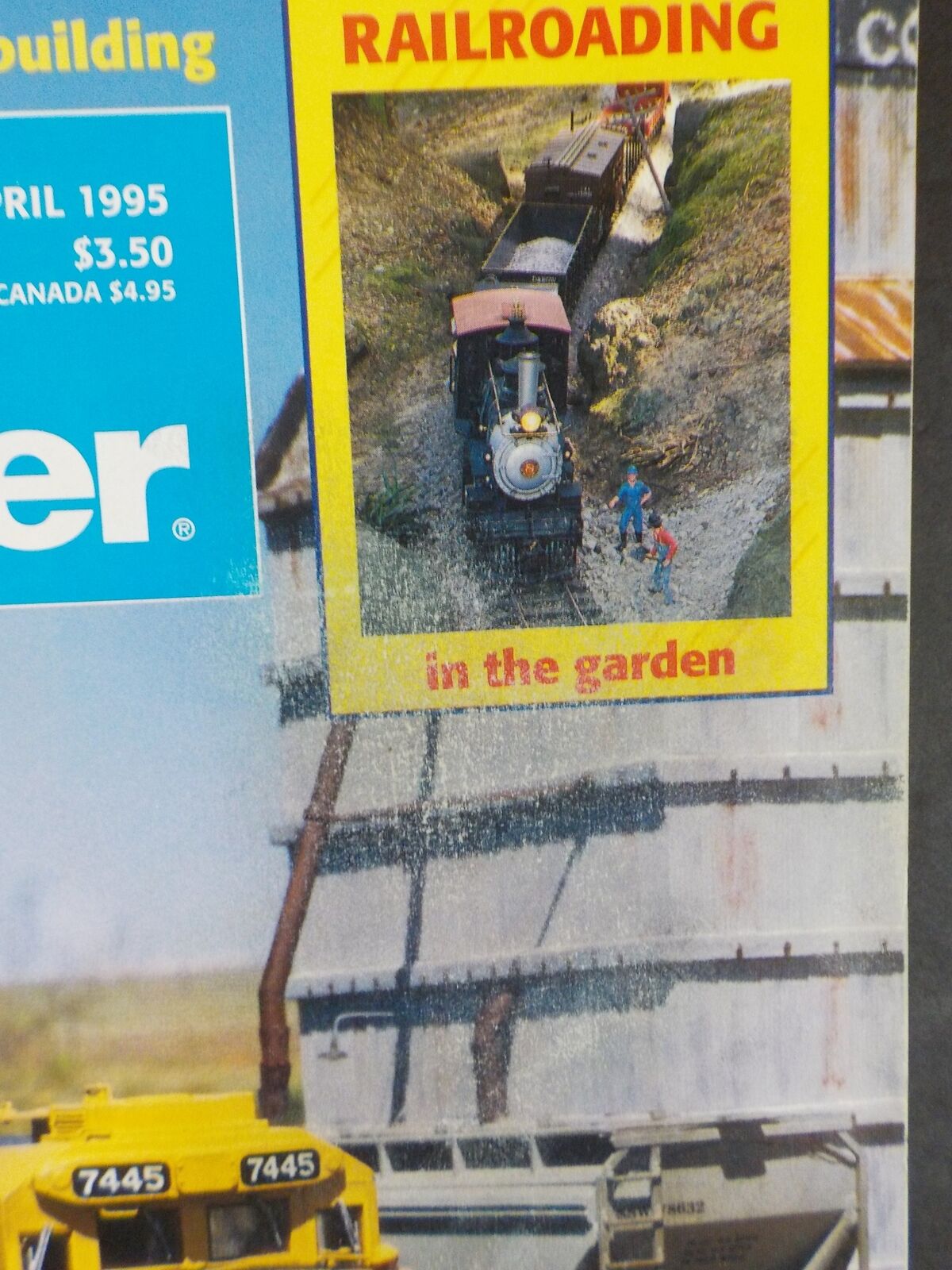 Model Railroader Magazine 1995 April N scale newspaper building Dash 8 ...