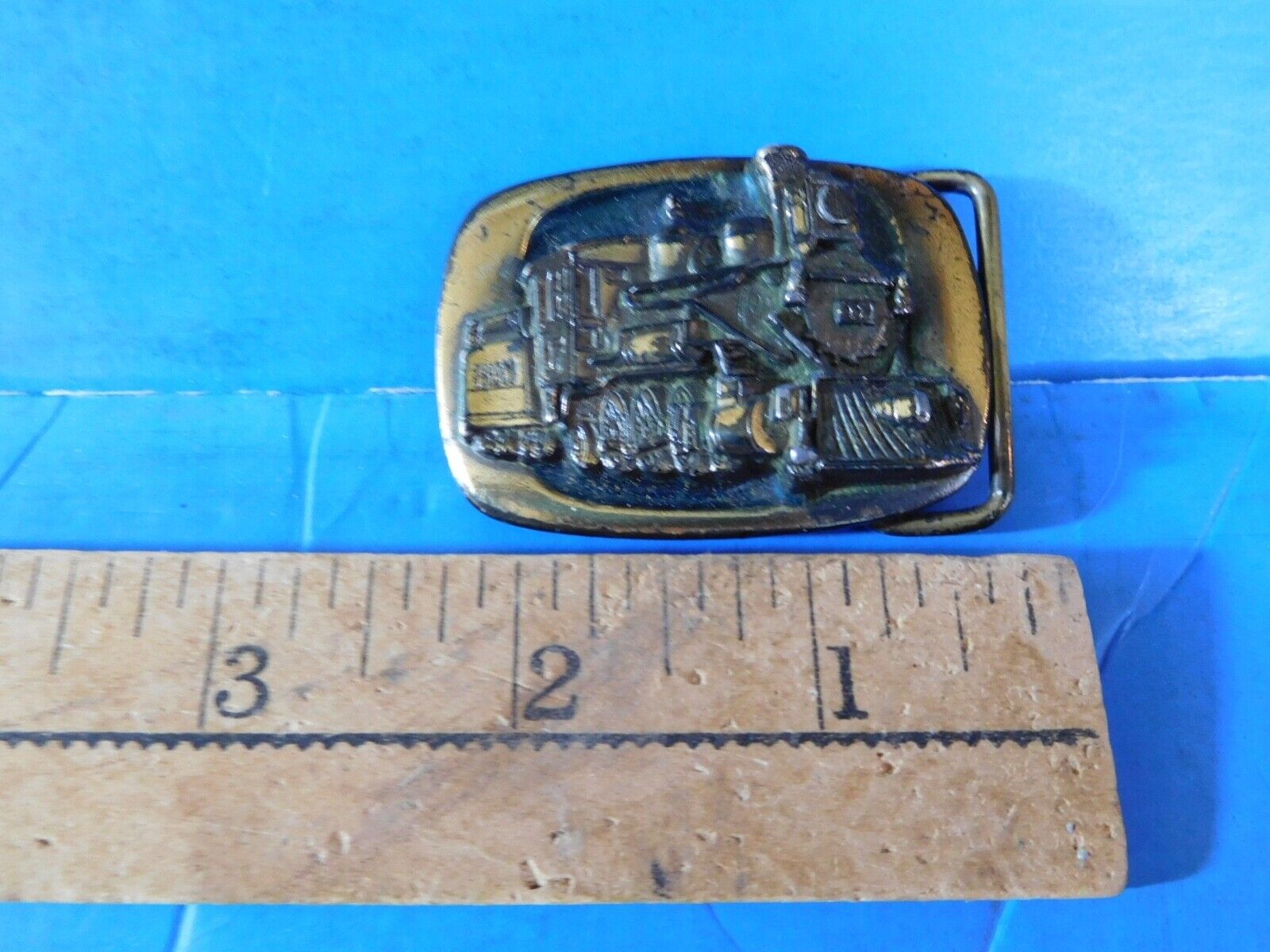 Jewelry Small Belt buckle serial number D1320 Train locomotive engine ...
