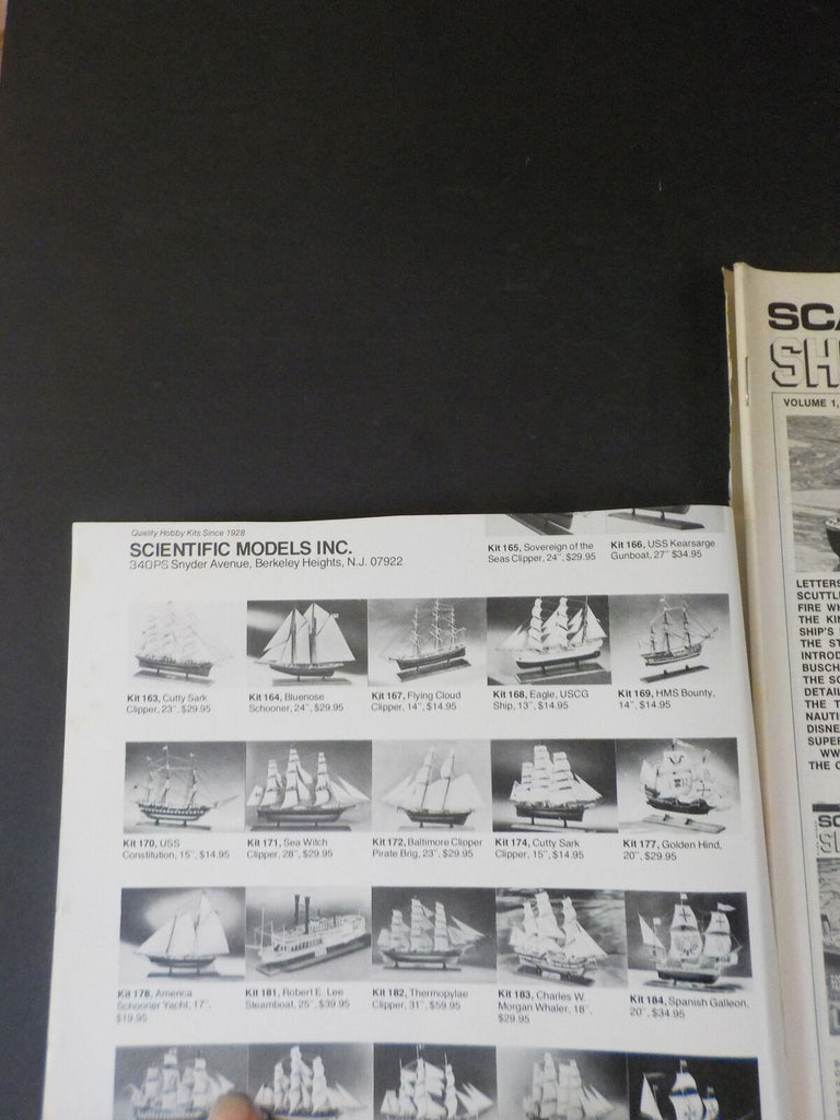 Scale Ship Modeler 1978 Winter V1 #3 The Titanic Sails On Cut Cover ...