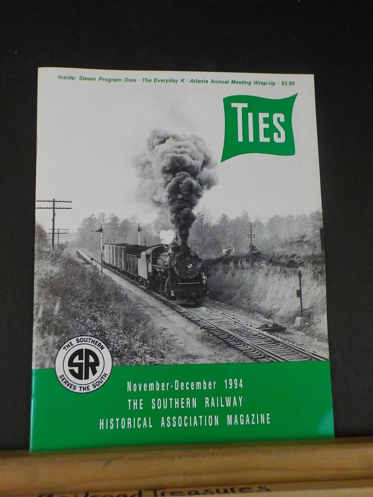 Ties Magazine Southern Railway Historical Assn 1994 November December ...