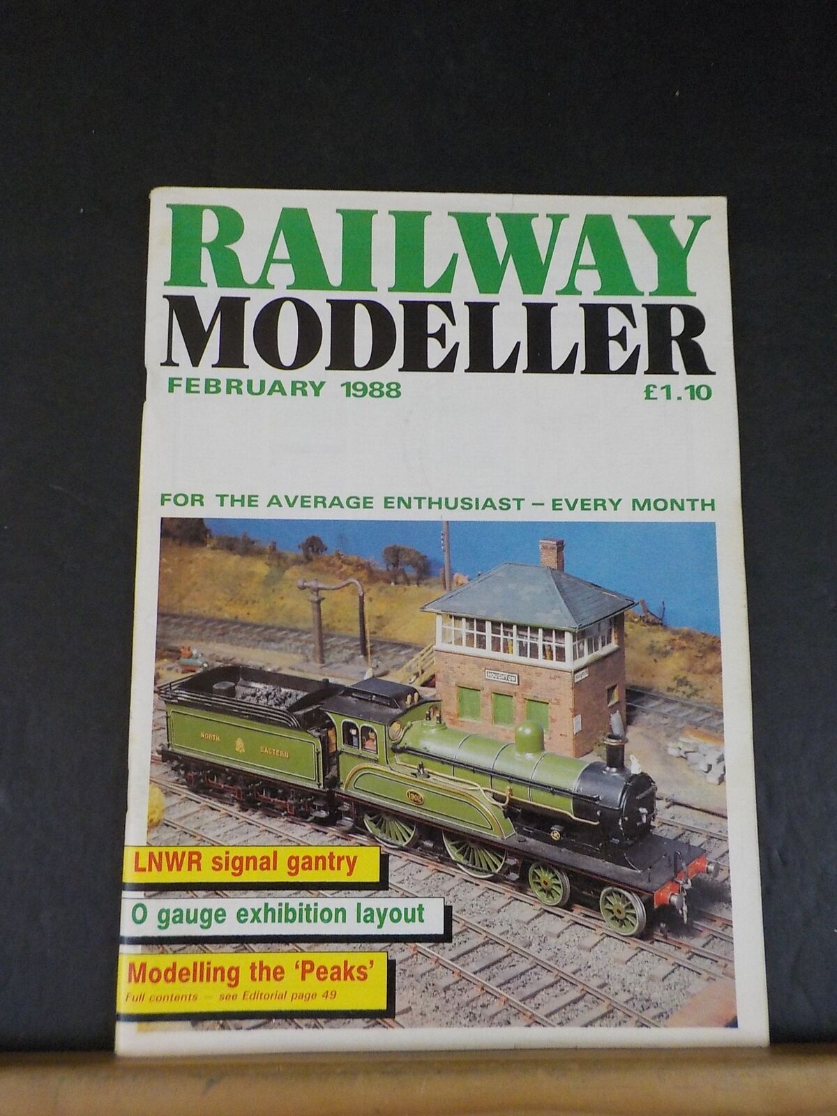 Railway Modeller 1988 February LNWR Signal Gantry Modelling the Peaks ...