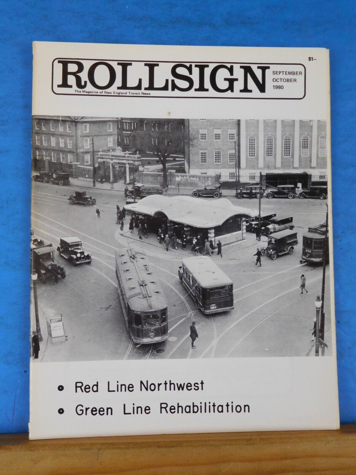 Rollsign Magazine of New England Transit News 1980 September October ...