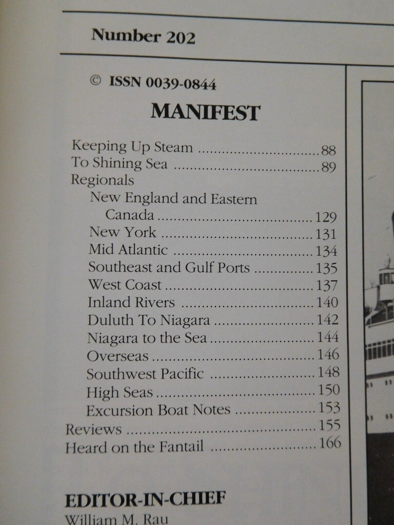 Steamboat Bill #202 Summer 1992 Journal of the Steamship Historical So ...