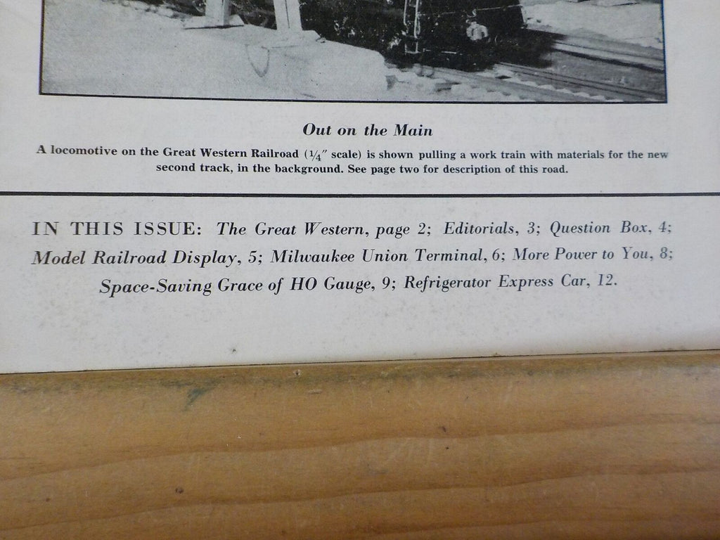 Model Railroader Magazine 1934 June Great Western Milw Union Terminal ...