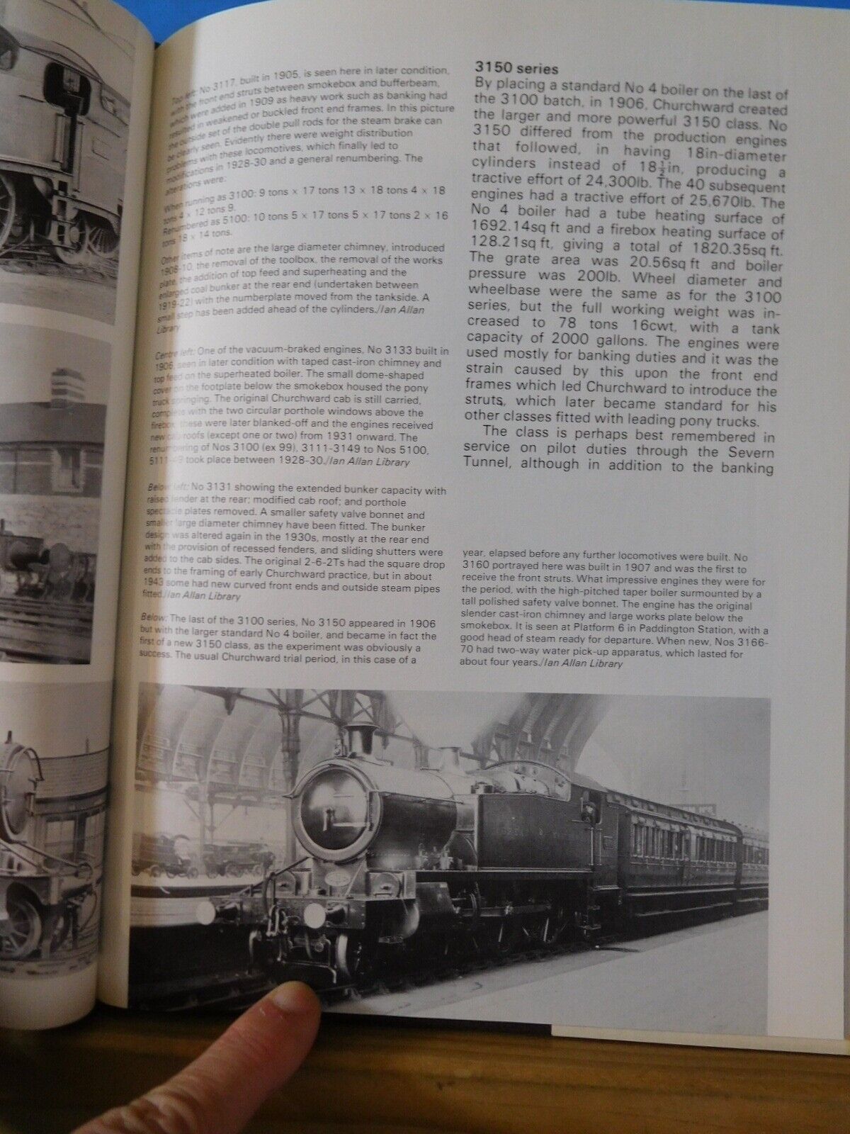Churchward Locomotives A pictorial history by Haresnape & Swain w/ dus ...