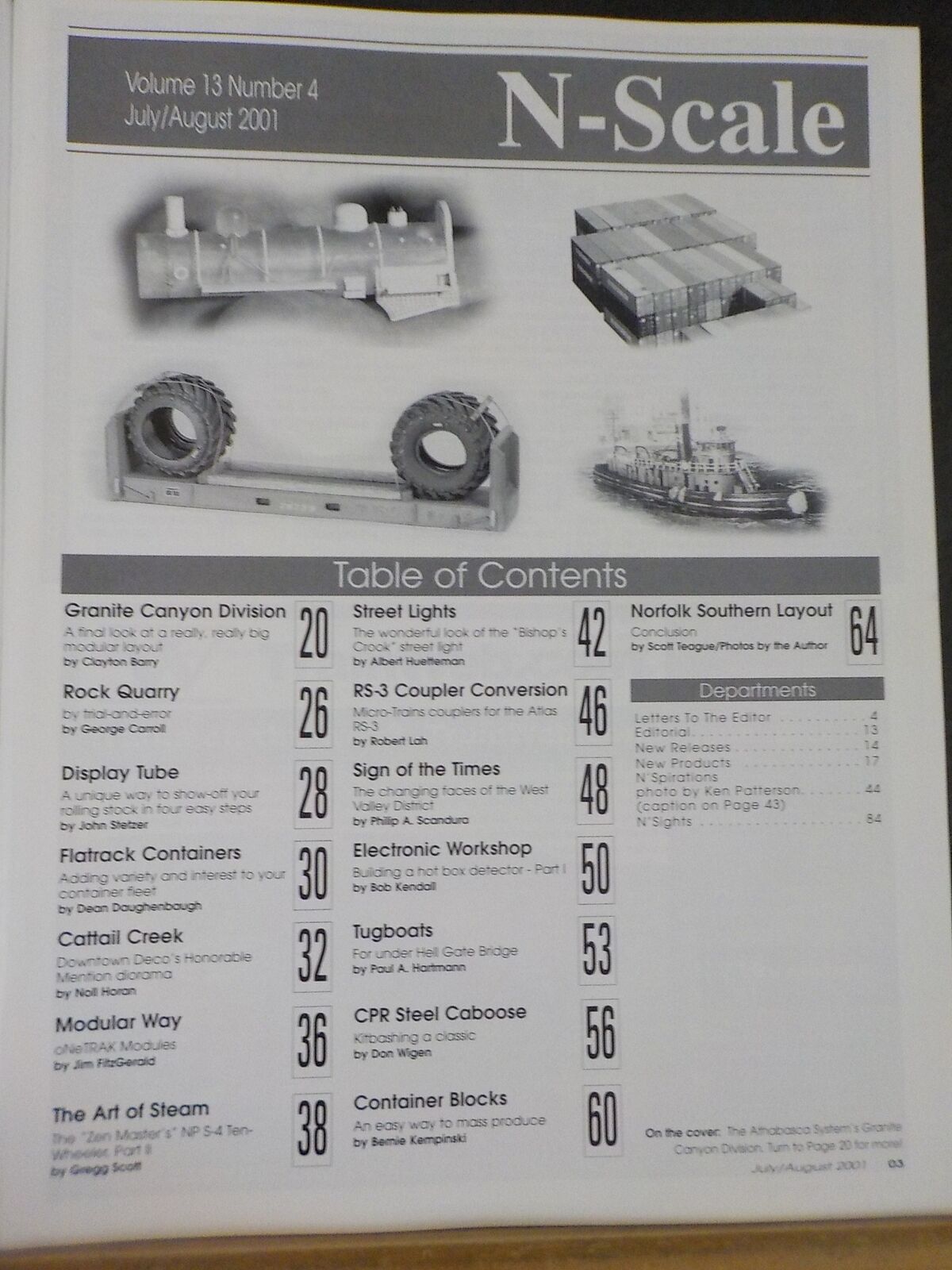 N Scale Magazine 2002 July August Abingdon Freight House ...