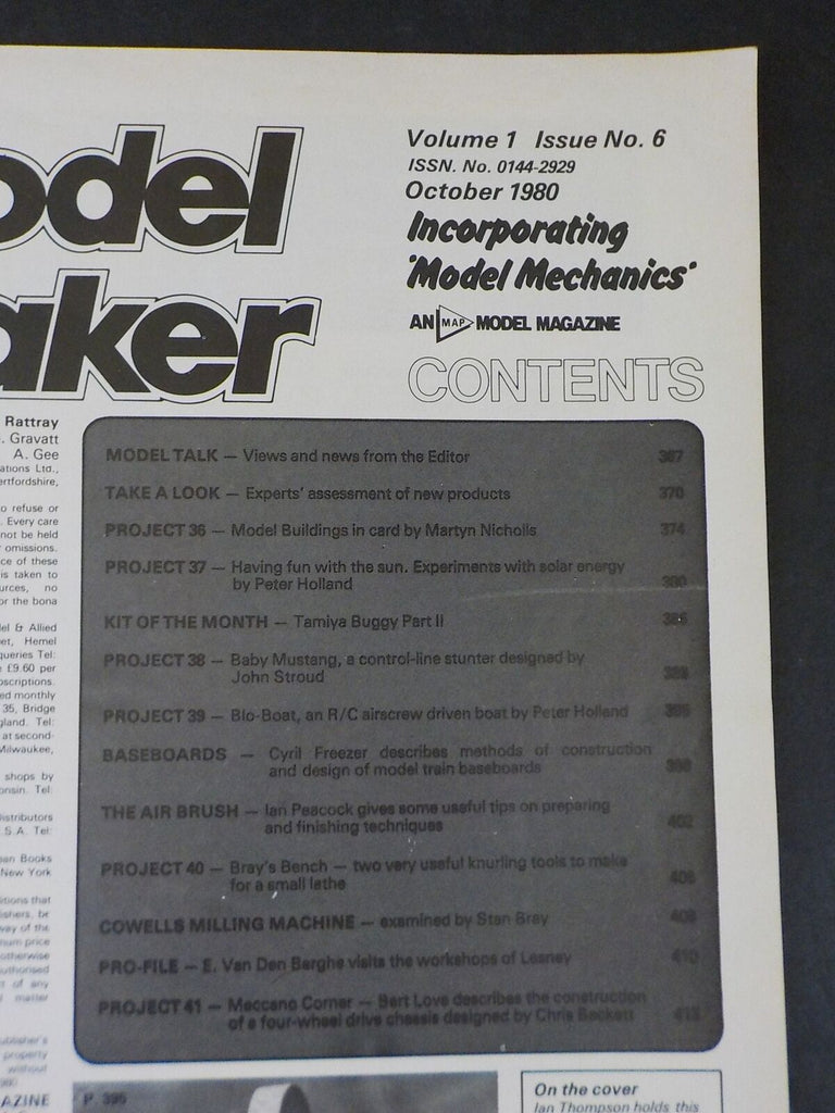 Model Maker 1980 October V1 #6 Model Railway baseboards – RailroadTreasures