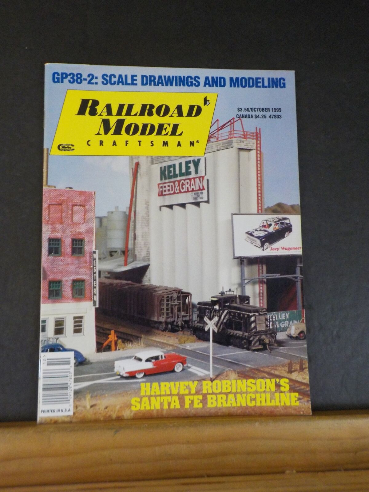 Railroad Model Craftsman Magazine 1995 October GP38-2 scale drawings ...