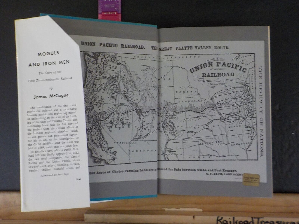 Moguls and Iron Men First Transcontinental Railroad by James McCague D ...
