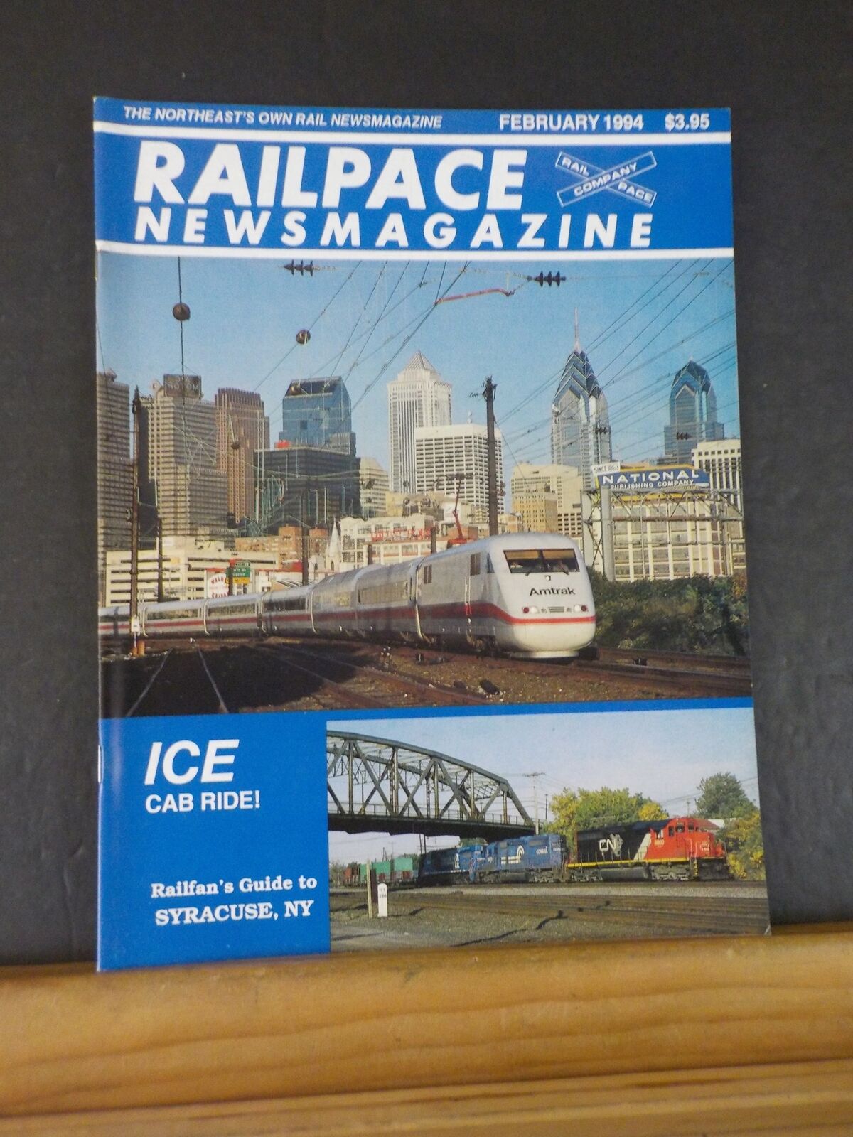 Rail Pace News Magazine 1994 February Railpace Syracuse NY railfan Gui ...