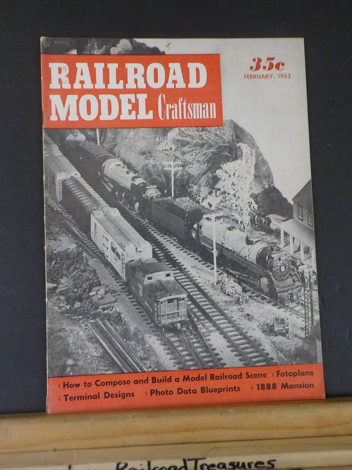 Railroad Model Craftsman Magazine 1953 February Terminal designs 1888 ...