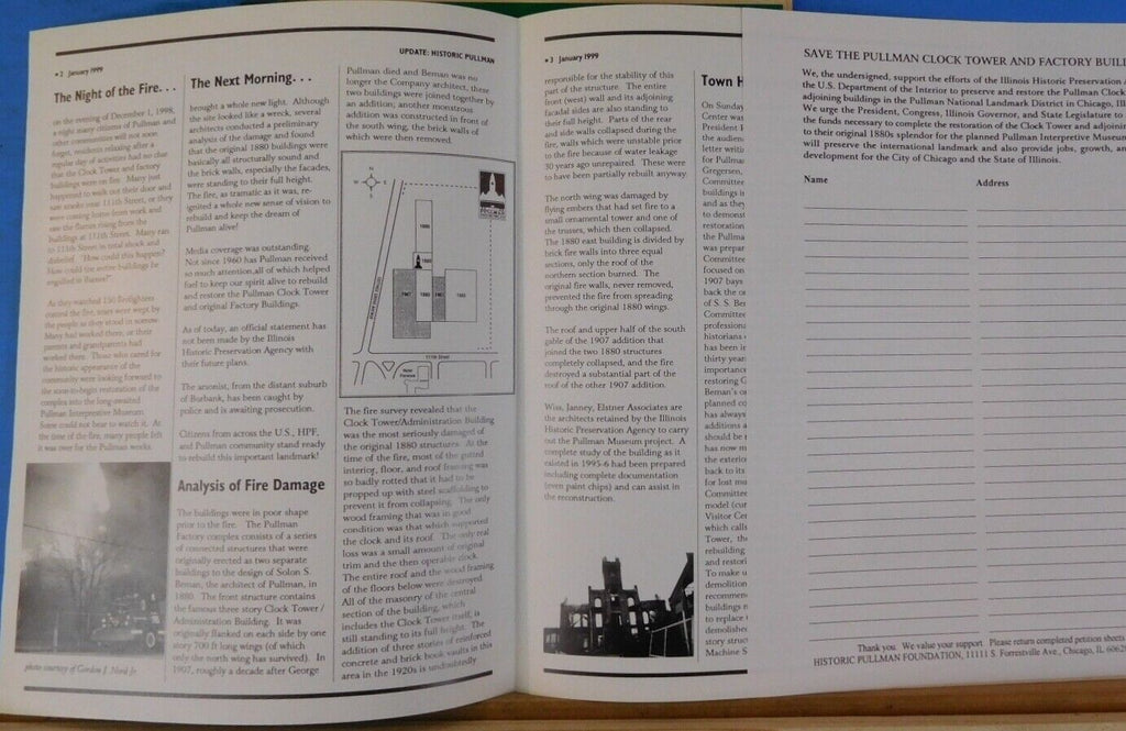 Pullman Lot of 3 Pullman Building Pullman Clock tower Fire Pullman Fly ...