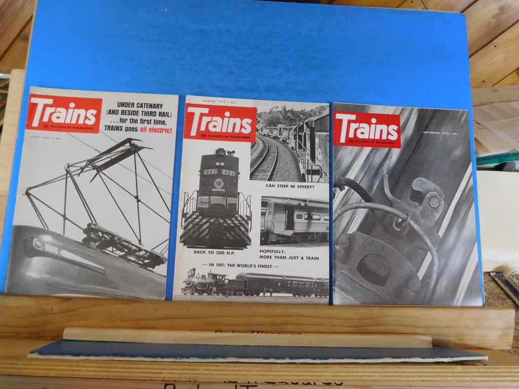 Trains Magazine Complete Year 1970 12 issues – RailroadTreasures