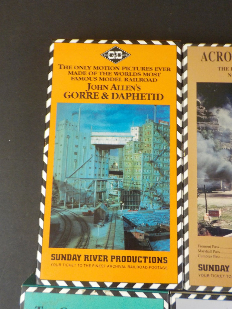 VHS Lot of 8 Sunday River Productions – RailroadTreasures