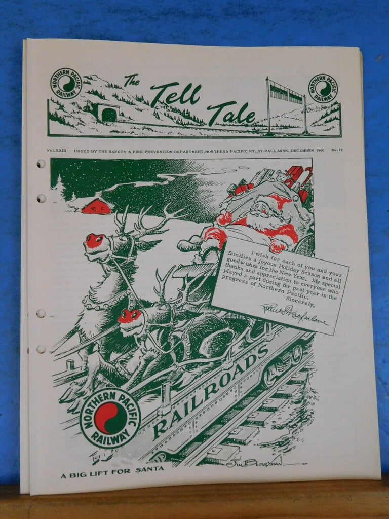 Tell Tale 1960 December Northern Pacific Employee Magazine Telltale ...