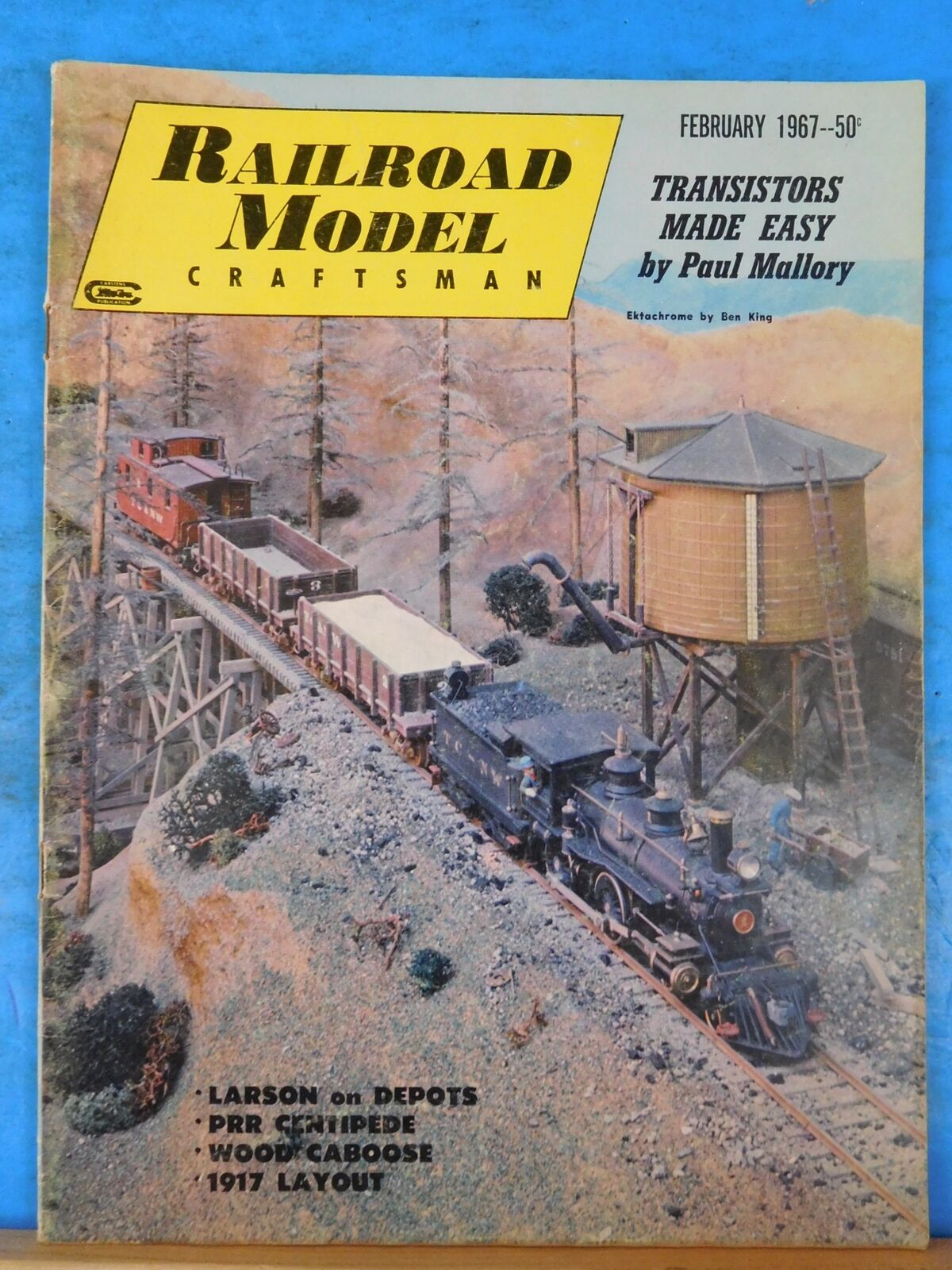 Railroad Model Craftsman Magazine 1967 February Transistors made easy ...